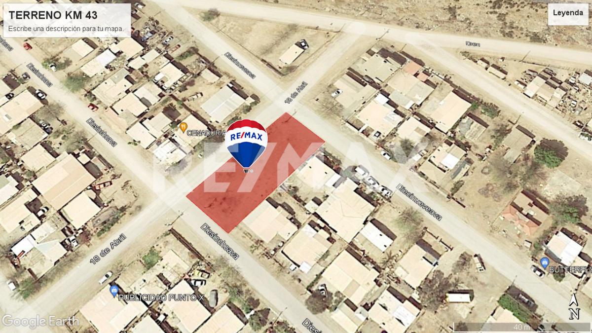 SE VENDE TERRENO EN GUADALUPE VICTORIA KM. 43