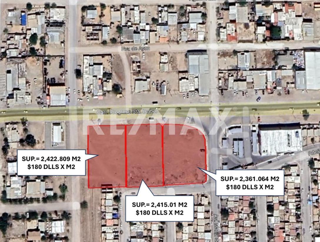 Venta de terreno comercial en Pioneros de la Progreso en Mexicali